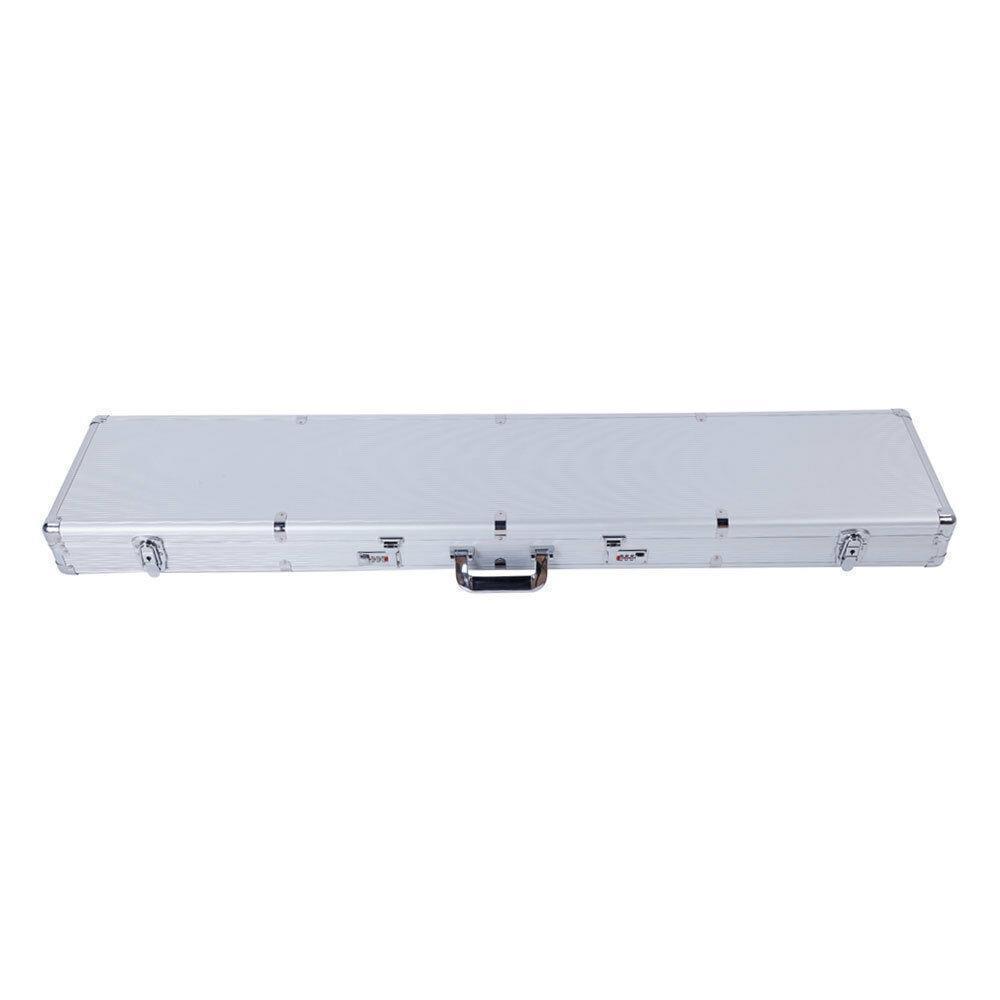 53"Aluminum Locking Padded Hard Gun Case Rifle Security Scattergun ...