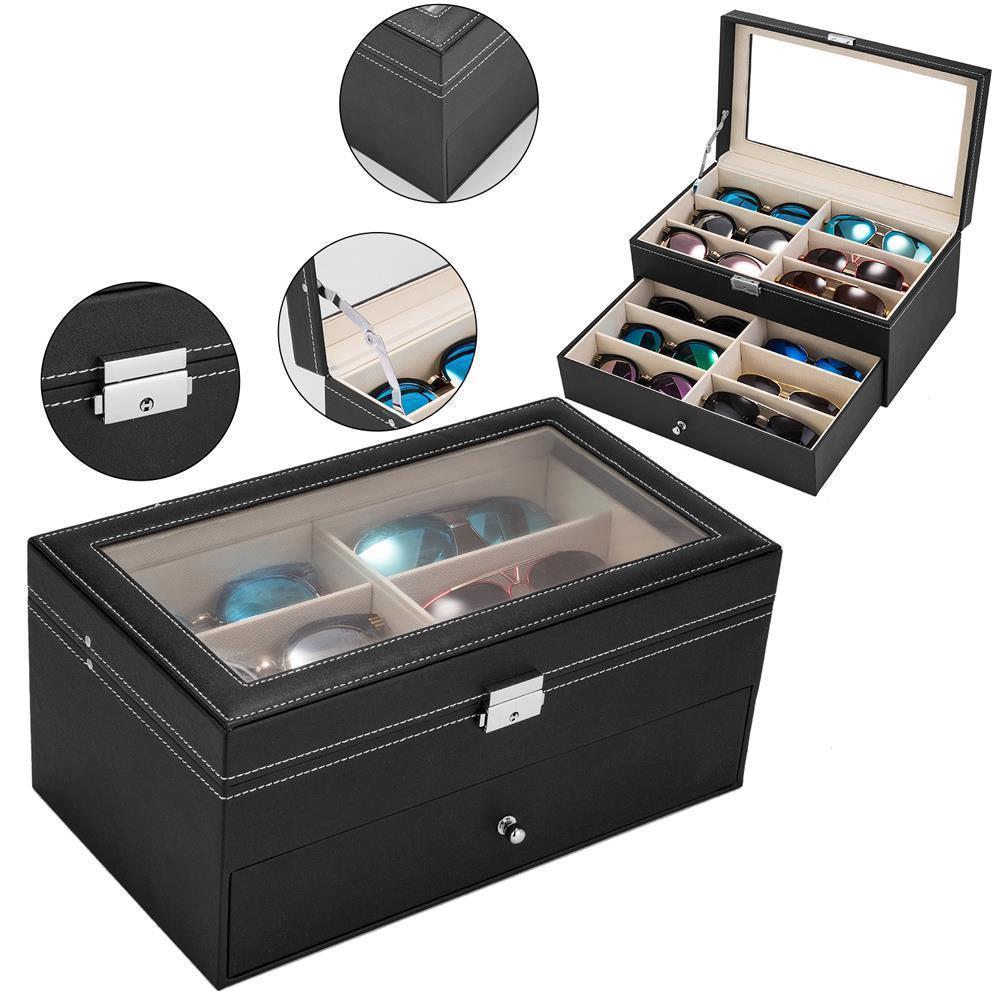 Sunglasses Glasses Storage Organizer Box Multi Glasses Case Eyeglasses ...