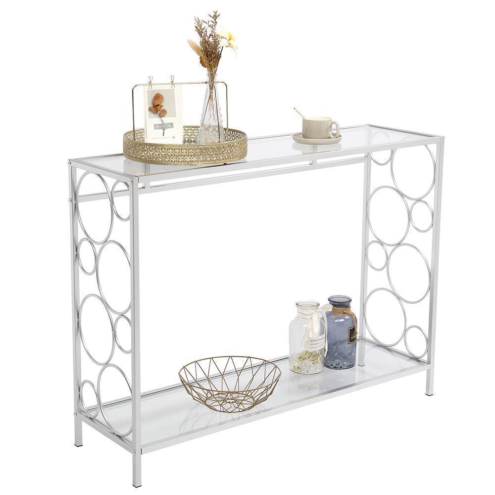 Indoor Entryway Hall Corridor Console Tables Accent Open Shelf Home ...