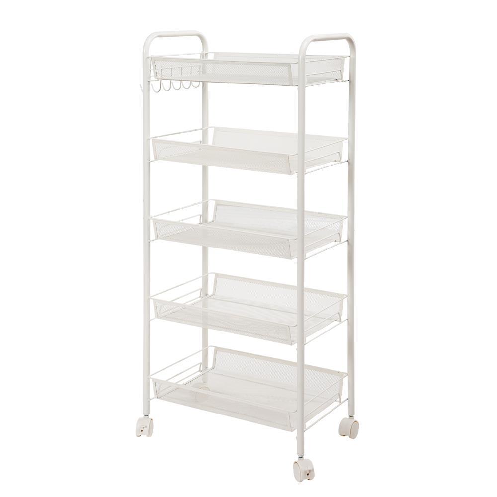 3/4/5 Tier Storage Racks Shelves Rolling Kitchen Pantry Storage Utility ...