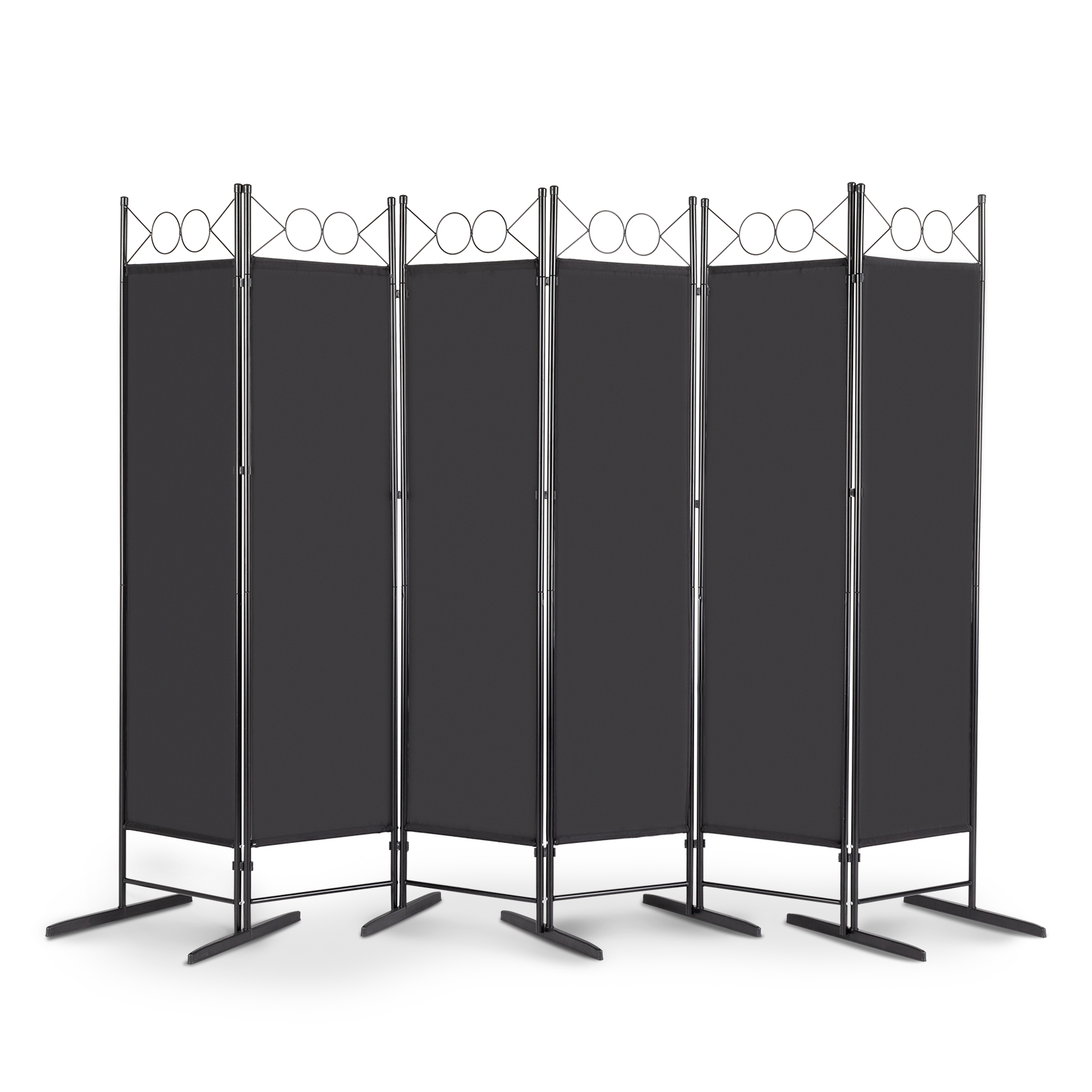 6FT Room Divider Folding Privacy Scree 6 Panel Partition for Office ...