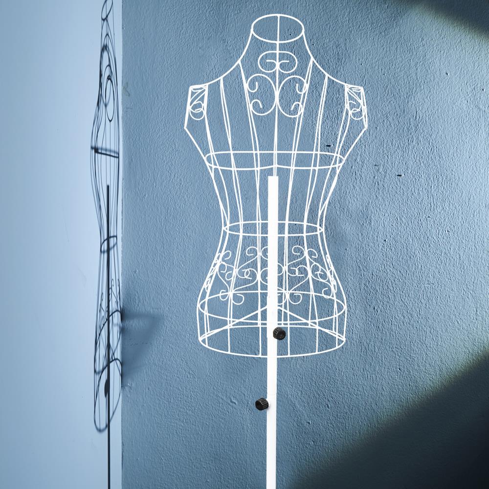 Female Wire Dress Form, Vintage Style Metal Wire Mannequin Home Decor ...
