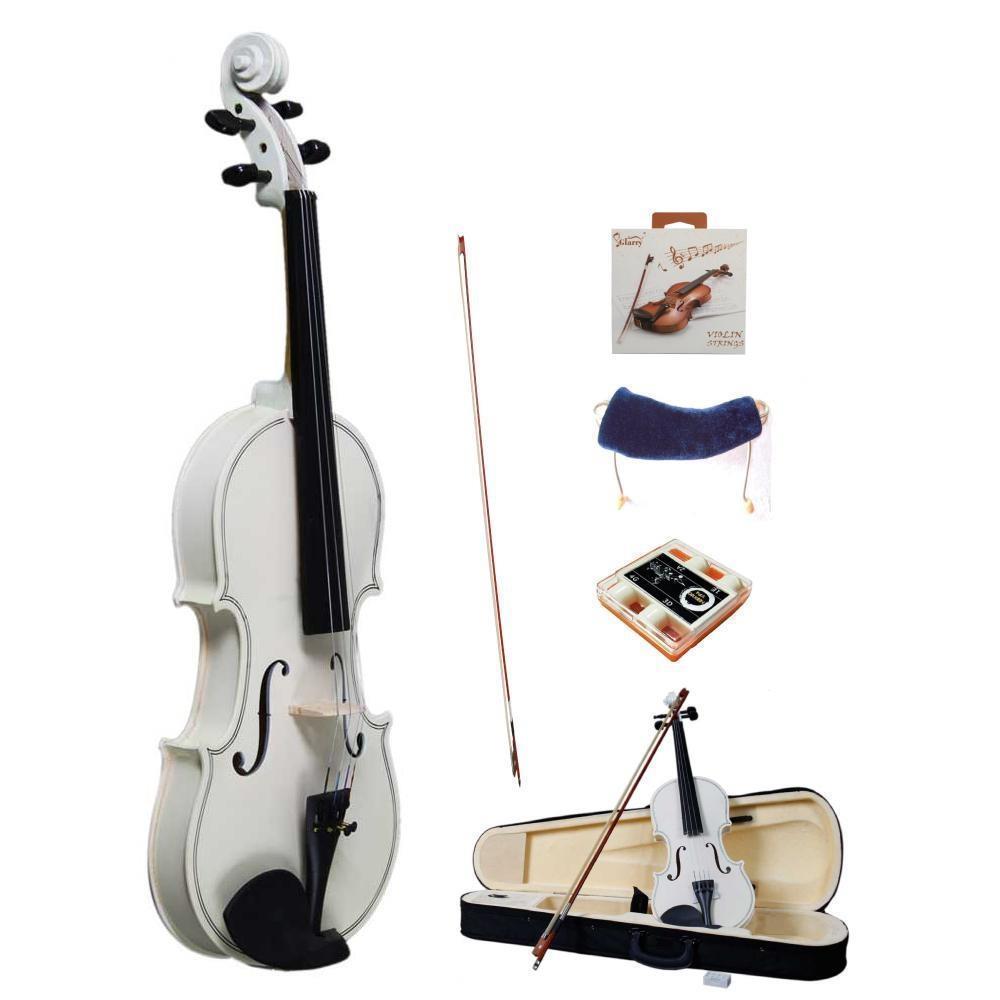 4/4 VIOLINE SET - GEIGE - FARBAUSWAHL mit Koffer Bogen Kinnstütze | eBay