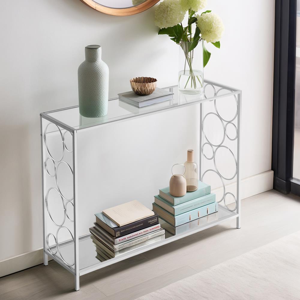 Indoor Entryway Hall Corridor Console Tables Accent Open Shelf Home ...